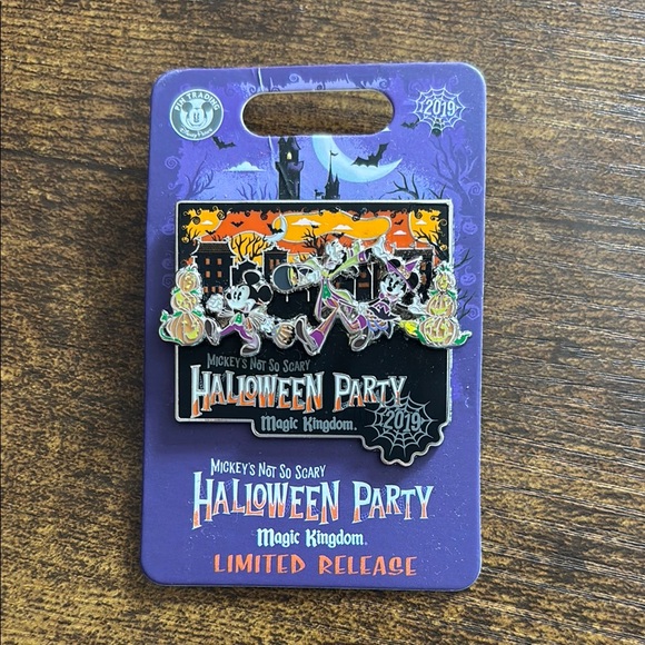 Disney | Accessories | Mickeys Not So Scary Halloween Party Pin | Poshmark